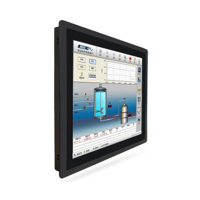 China 17 inch Industriële Touchscreen Displays Alles-in-één Flat Panel Fanless Capacitieve Weerstand Touch Computer Ingebouwde Service Apparatuur Te koop