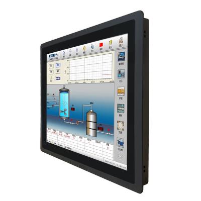 China Metal Case Industrial Computer Monitor  IP65 Waterproof 15 Inch Open Frame Touch Screen with USB RS232 for sale