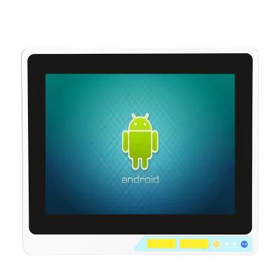 China Industrial Pc 12.1 Inch IP65 Waterproof Hmi Linux Wins OS Touch Screen Embedded Snap-in Display for sale