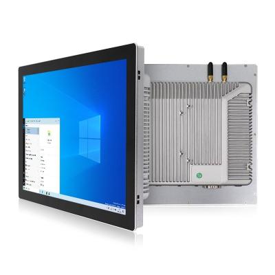 China 21.5 Inch Capacitive Touch Screen Panel Pc With Win10 Ip65 Waterproof Vesa Mount Embedded LCD industrial panel PCs for sale