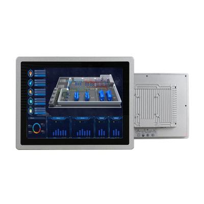 China 21.5 Inch LCD Industrial Monitor Ip65 Panel Mount Embedded Capacitive Touch Screen Display Industrial Panel Pc Monitor for sale