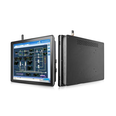 China Factory Price Embedded/wall Mount Aluminum case Waterproof Lcd Monitor Fanless 12.1 inch Fully Enclosed Touch Screen Computer for sale
