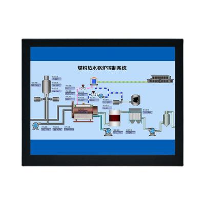 China 12.1 Inch Aluminum Case Waterproof IP65 TFT Embedded Enclosed Industrial Touch Panel Computer 1024*768 4:3 Monitor for sale