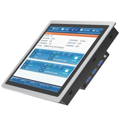 China 21.5 Inch Outdoor Waterproof Pure Flat Capacitive Touch Screen Monitor 1000nits Sunlight Display USB DVI Interface New Product for sale