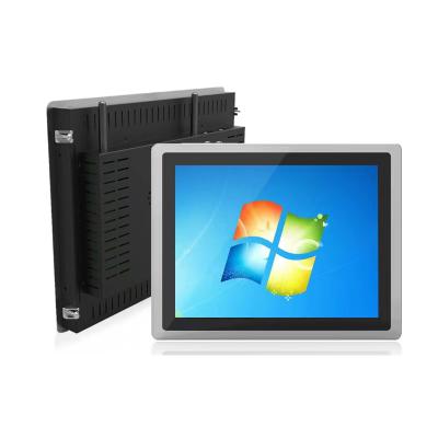 China Hot Selling 12.1 Inch High Resolution Capacitive Touch Screen 15 Inch Embedded Industrial Computer with PC LCD Monitor in Stock for sale