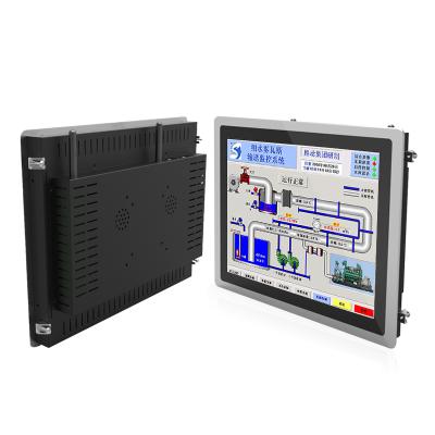 China Hot Selling 12.1 Inch High Resolution Capacitive Touch Screen 15 Inch Embedded Industrial Computer with PC LCD Monitor in Stock for sale