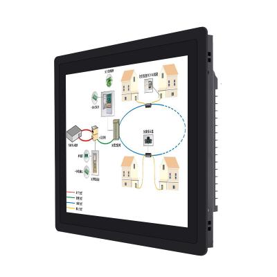 China New 21.5 Inch Industrial Touch Panel PC with Intel Core I5 Multiple Ports-4 COM IP65 Level Protection All-In-One Design for sale