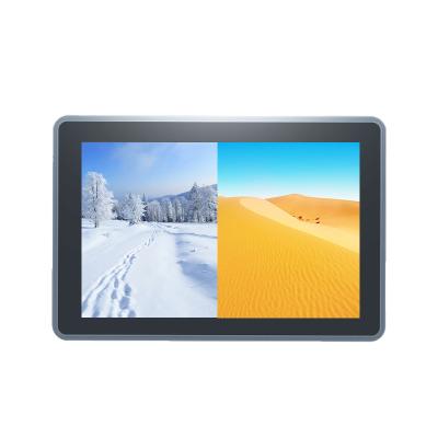 China Square Mounted Industrial Computer Panel PC 12.1 Inch LCD Capacitive Touch Screen Supports Android Google Play System HMI Vehicle for sale