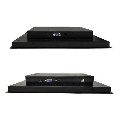 China 24 inch Embedded Industrial Computer IP65 Waterproof 1000 Nits High Brightness Wall Mount Capacitive Touchscreen LCD Monitor for Kiosk for sale