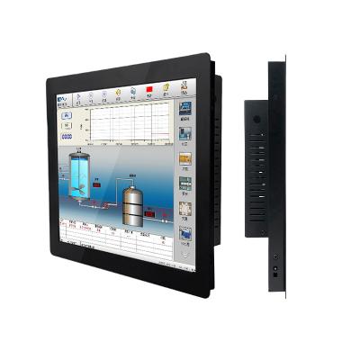 China 21.5 inch IP65 Waterproof Industrial Embedded Display Touch Screen Capacitive Resistance Mini PC Fanless HD LCD Screen for sale