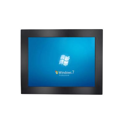 China IP65 Matel Case Embedded 12-36V DC HD-MI LCD Display HMI Capacitive Touch Screen Industrial Monitor for sale