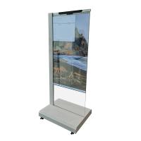 Quality 55 inch AI Digital OLED Transparent Display Kiosk for sale
