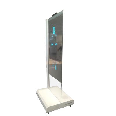 China 55 inch Intelligent Mobile AI Digital Human Interaction All-in-one Machine, OLED Transparent Screen, 3D Virtual Human Interactive Screen for sale