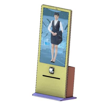 China 75 inch Ai Real-Time Interactionai Multimodal Interaction Q&A Engagement Chatbot Robot Kiosk Ai Digital Human for sale