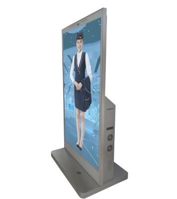 China 75 inch Ai Real-Time Interactionai Multimodal Interaction Q&A Engagement Chatbot Robot Kiosk Ai Digital Human for sale