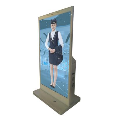 China 75 inch Ai Real-Time Interactionai Multimodal Interaction Q&A Engagement Chatbot Robot Kiosk Ai Digital Human for sale
