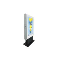 China 55-inch vertical screen column design LCD display android interactive advertising machine for sale