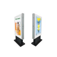 China 55-inch vertical screen column design LCD display android interactive advertising machine for sale