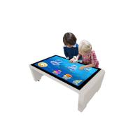 China 55 inch HD Smart Waterproof Interactive Table LCD Indoor Multi Touch Screen Table for sale