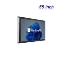 China 55 inch Embedded Industrial Control Tablet Computer Workshop Assembly Line Data Dashboard Display for sale