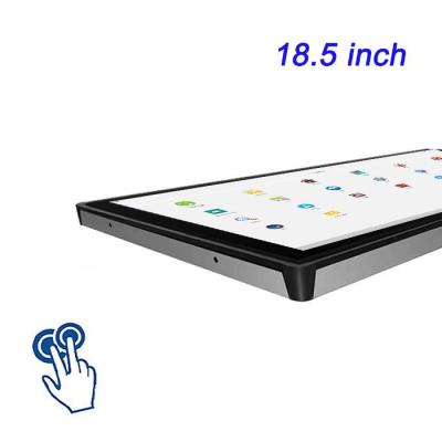 China Fully Enclosed Industrial Control All-in-one Computer 18.5-inch Embedded Industrial Display Touch Front USB for sale