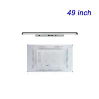 China 49 Inch Intelligent Capacitive Resistor Embedded Rugged TouchScreen Display PLC Configuration King Ordering Display for sale