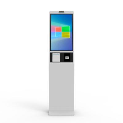 China 27 inch Windows Customized Indoor Self-Service Kiosk vertical Restaurant Ordering & Touch Screen Payment with SDK Function for sale