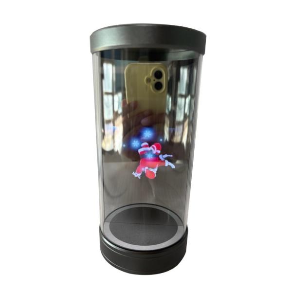 Quality OEM 5.5 Inch Indoor 3D AI Digital Interactive Hologram Showcase Holographic Display Cabinet 170 Viewing Angle 500 cd for sale