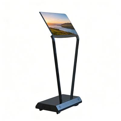 China 30-Inch All-in-One Touch Screen Interactive OLED Display Kiosk Transparent Information Kiosk for sale