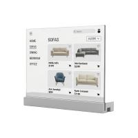 China 55 Inch Android Version Desktop Transparent OLED Smart Display for Interactive Commercial Use for sale