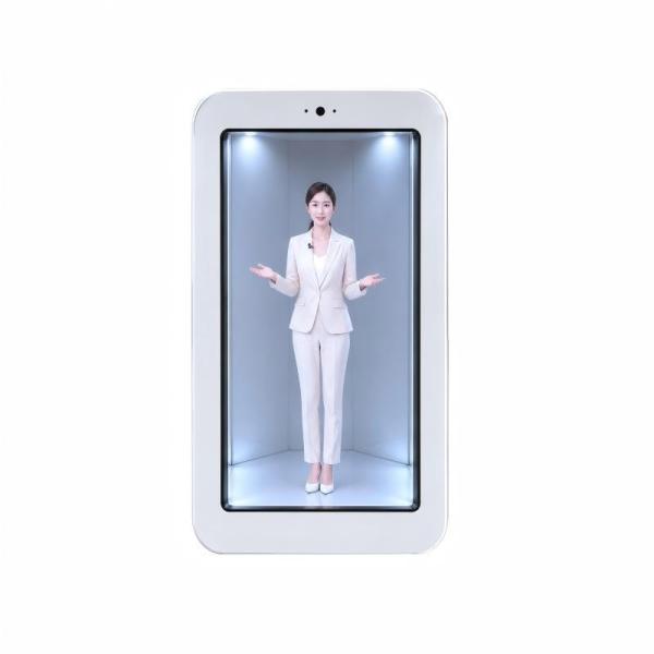 Quality 43 Inch AI Holographic Display Kiosk for Virtual Presenter and Brand Communication for sale