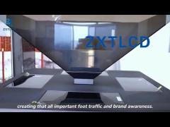 FHD 3D-Holographische Anzeige Schwebendes Produkt Hologramm Einzelhandel Anzeige