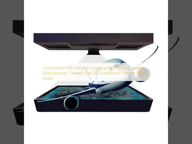 Op maat gemaakte 360 graden holografische beeldschermkasten