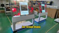 55 Inch Transparent OLED Display Interactive Touch Screen
