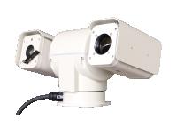 Quality White PTZ Thermal Imaging Security Camera 45° X 34° Field View for sale