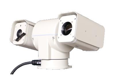 China White PTZ Thermal Imaging Security Camera 45° X 34° Field View for sale