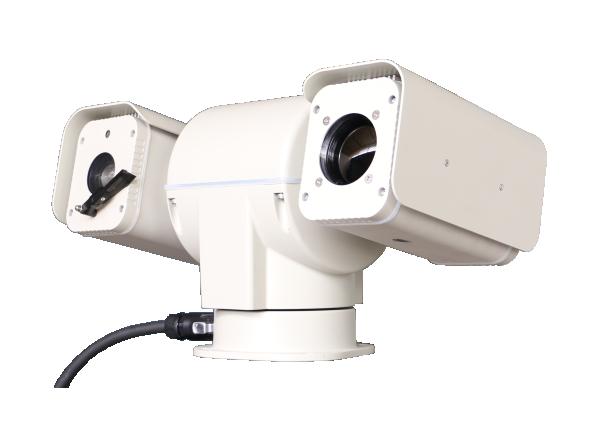 Quality White PTZ Thermal Imaging Security Camera 45° X 34° Field View for sale