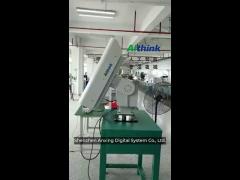 high speed precision heavy duty pan tilt gimbal ak-ppt6001-lf