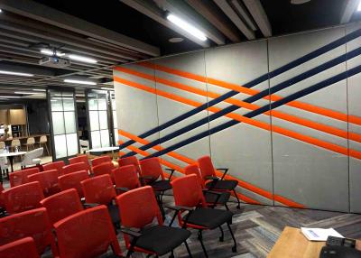 China Anodizing Treatment Sliding Partition Doors , Movable Office Walls Telescopic Sleeve Panel for sale
