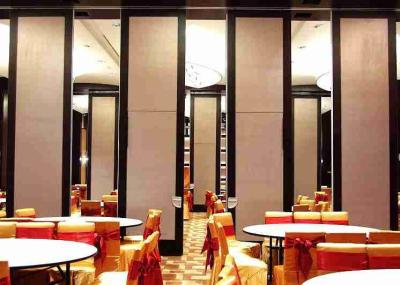 China Soundproof Retractable Room Divider , Office Partition Wall Aluminum Or Steel Track for sale