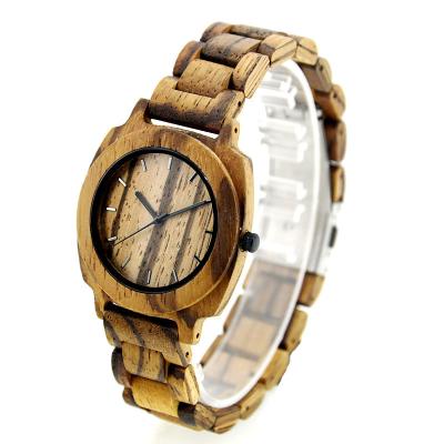 Cina Orologio di legno delle signore del movimento del Giappone Miyota con l'OEM/ODM della data in vendita