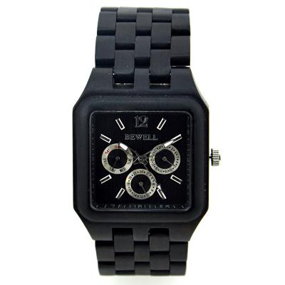 Cina Sei mani anneriscono l'orologio dei sandali/l'orologio del legno uomini promozionali in vendita