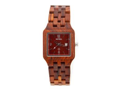 Cina Amichevole eco- dell'orologio delle signore dell'acero e dei sandali dell'orologio del legno di legno del quarzo in vendita