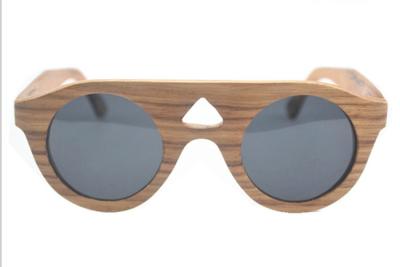 China Grey Polarized Lene wooden sun glasses Full Wood Eyeglass for sale