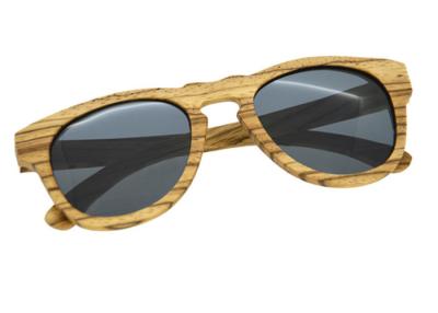 China Custom Personalited Polarized Wood Frame Sunglasses Decoration Grey Color for sale