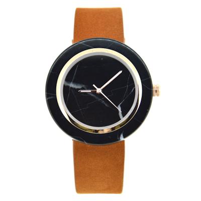 Cina L'orologio di marmo nero popolare lusso di legno uomini/di Caseback guarda il movimento del Giappone Miyota in vendita