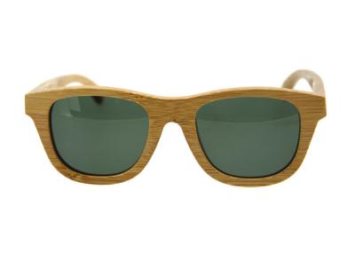 China 100% Handmade Full Frames Bamboo Wood Sunglasses For Women / Men , Polarized TAC Lense for sale