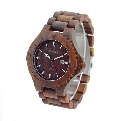 Cina Adatti ad uomini rossi gli orologi di legno con resistente di acqua il movimento/3ATM di Miyota in vendita