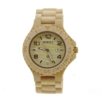 Cina Orologio di bambù naturale di legno degli orologi/100% degli uomini amichevoli di Eco con il movimento del Giappone in vendita