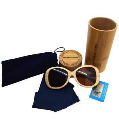 China Eco Friendly Unsix Spring Bud Wood Frame Sunglasses Custom Polarized Lens for sale